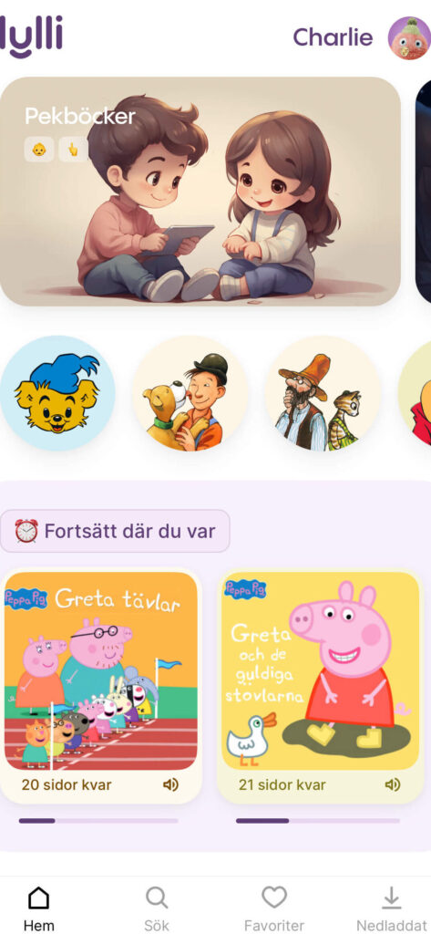 Lylli recension - Barnböcker i ett smidigt format - Barn Appar